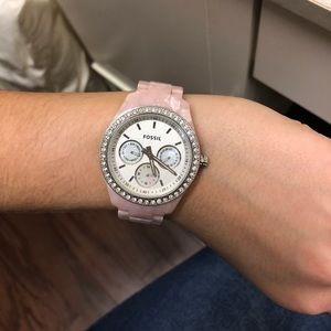 Accessories | Carolee White Swiss Watch | Poshmark